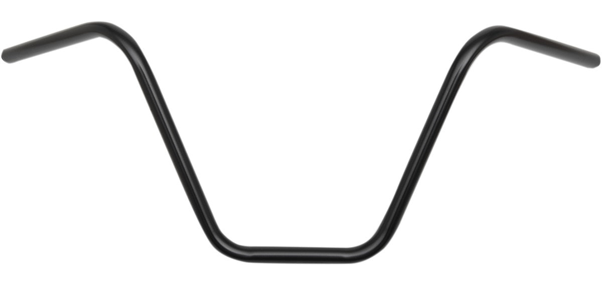 Handlebars 7/8 in. (22mm) Ape Hanger 12 inch High - Black - EMGO 23-12 ...