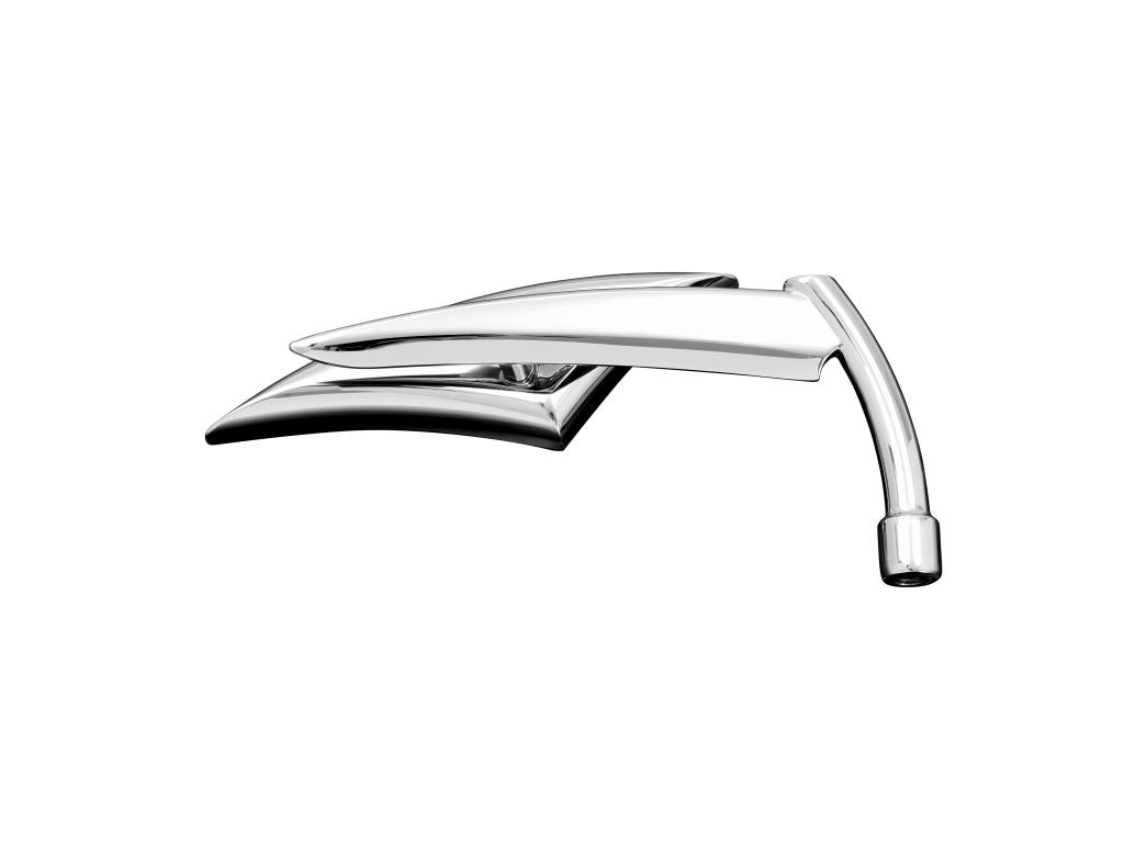 Mirror Set "Razorblade" (pair) fits Metric Cruiser - Chrome - Highway ...