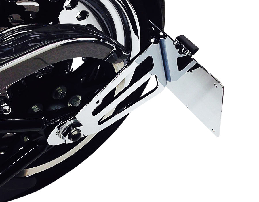 Side Mount Licence / Number Plate Holder for Harley-Davidson Softail 2 ...