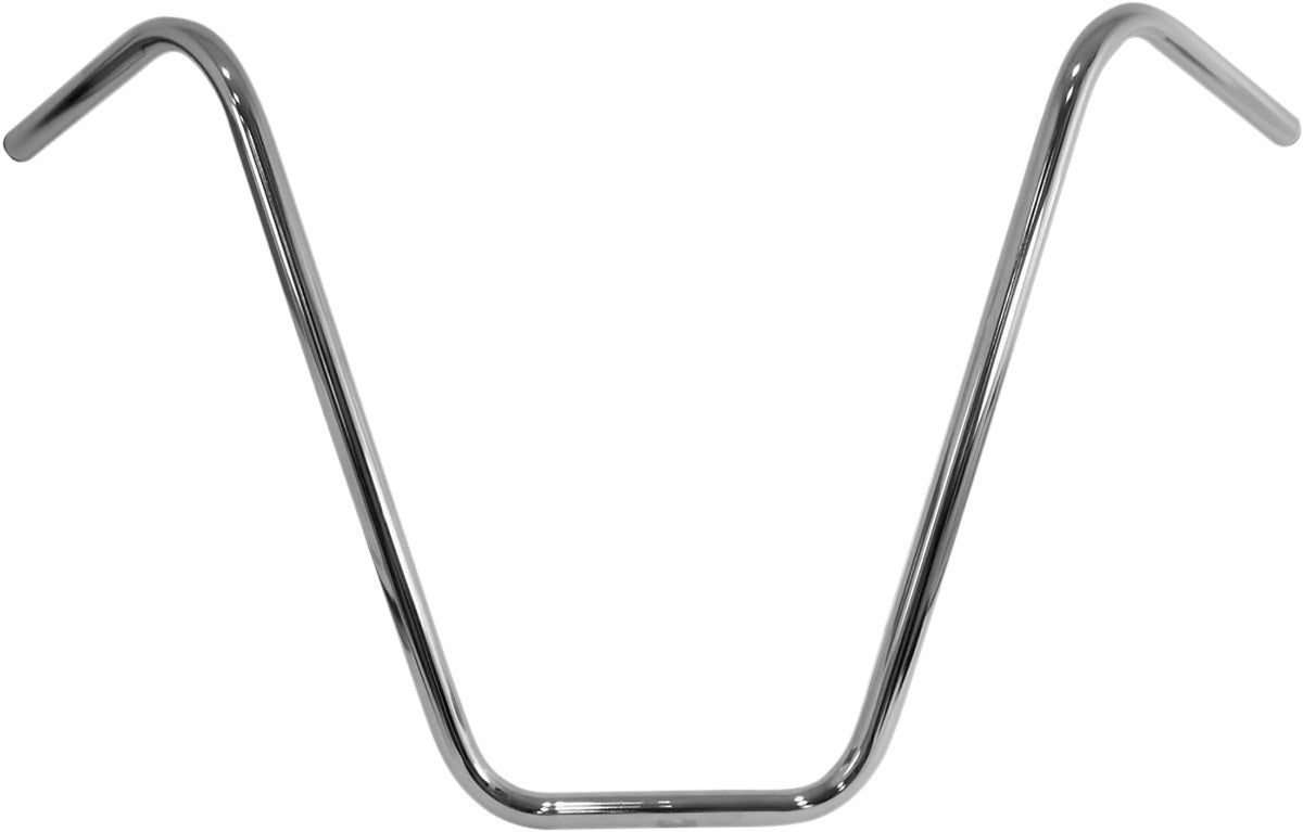 Handlebars 7/8 in. (22mm) Ape Hanger 18 inch High - Chrome - EMGO 23-1 ...
