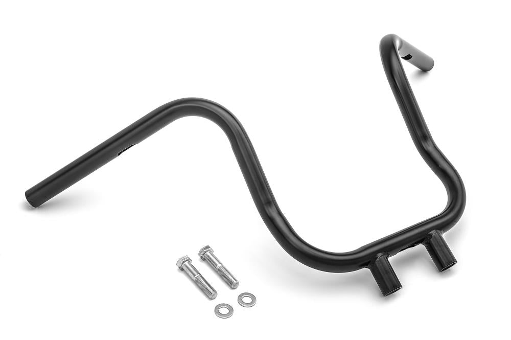 Cube Handlebars 12 inch High - 1 inch (25mm) Black - Highway Hawk H55 ...