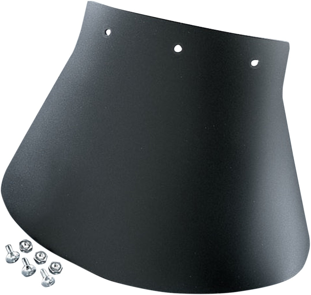 Plain Black Mud Flap Spray Suppression for Harley-Davidson - Large - D ...