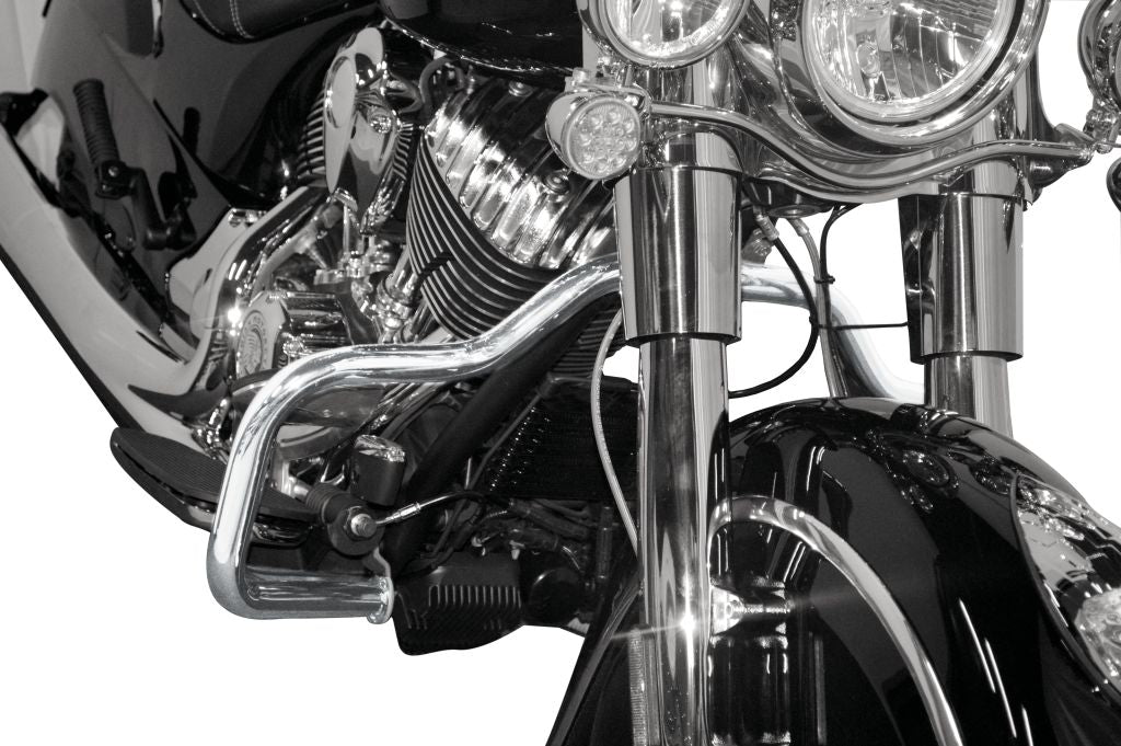 Low Engine Guard Chrome fits Indian Chief Classic/Dark Horse/Vintage ...