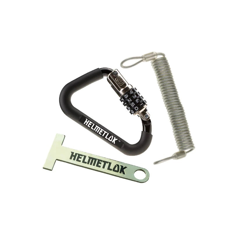HELMETLOK Combination Helmet Lock fits up to 1-1/2 in. Tubing/Handleba ...