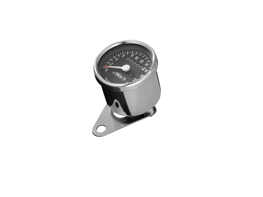 Mechanical Speedo KM/Hour - Black Face - Highway Hawk H67-116 ...