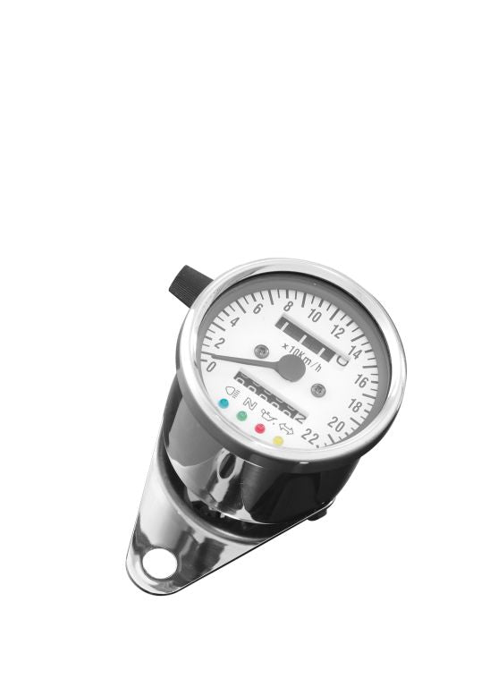 Mechanical Speedo KM/Hour - White Face - Highway Hawk H67-118 ...